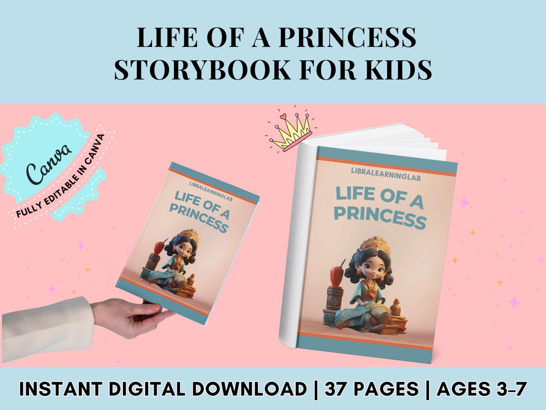 Children's Storybook: Life of a Princess. Teaches Kindness & Courage ...