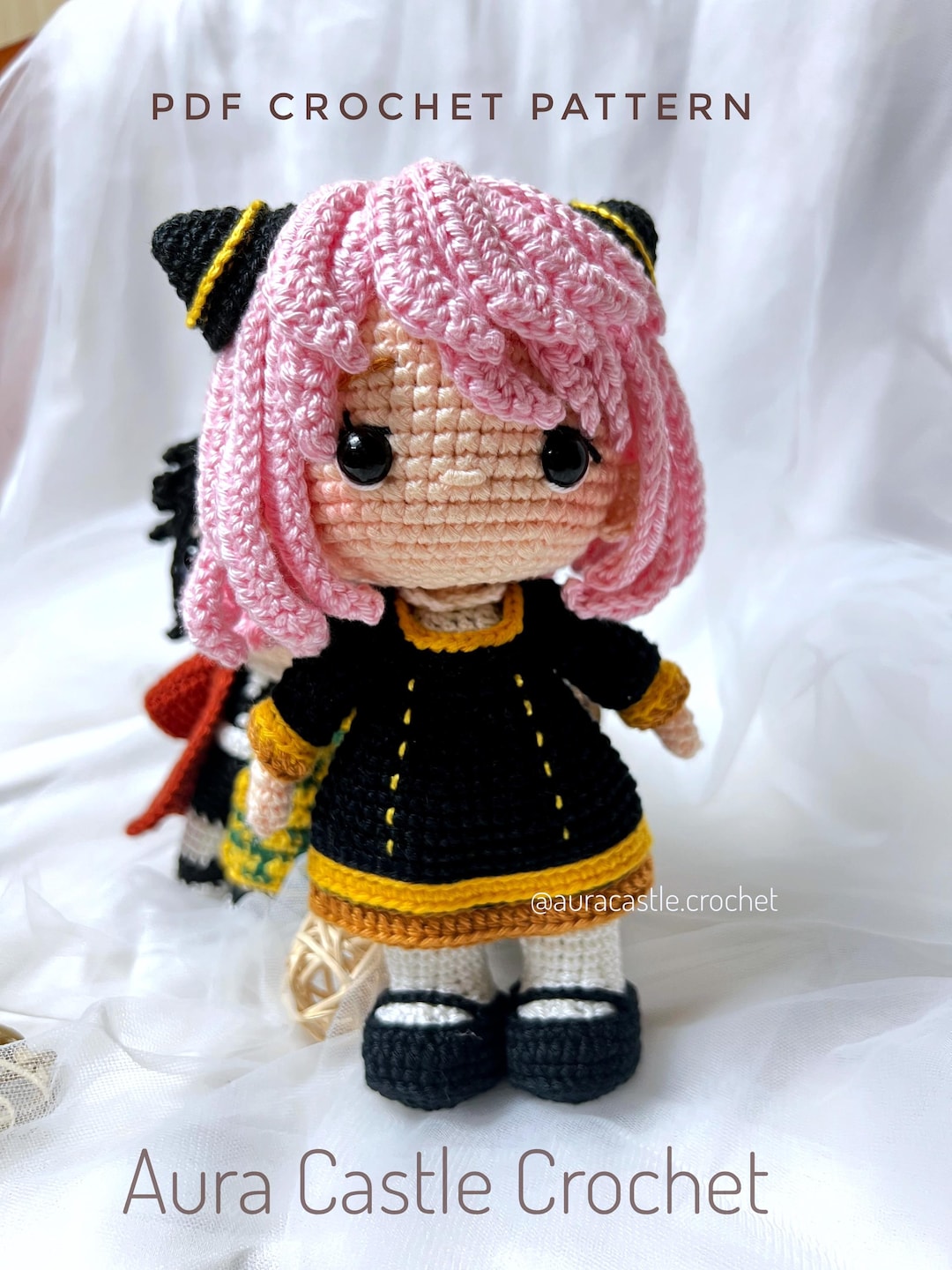 Anya Crochet Pattern | Telepath Girl Amigurumi Doll PDF - Etsy