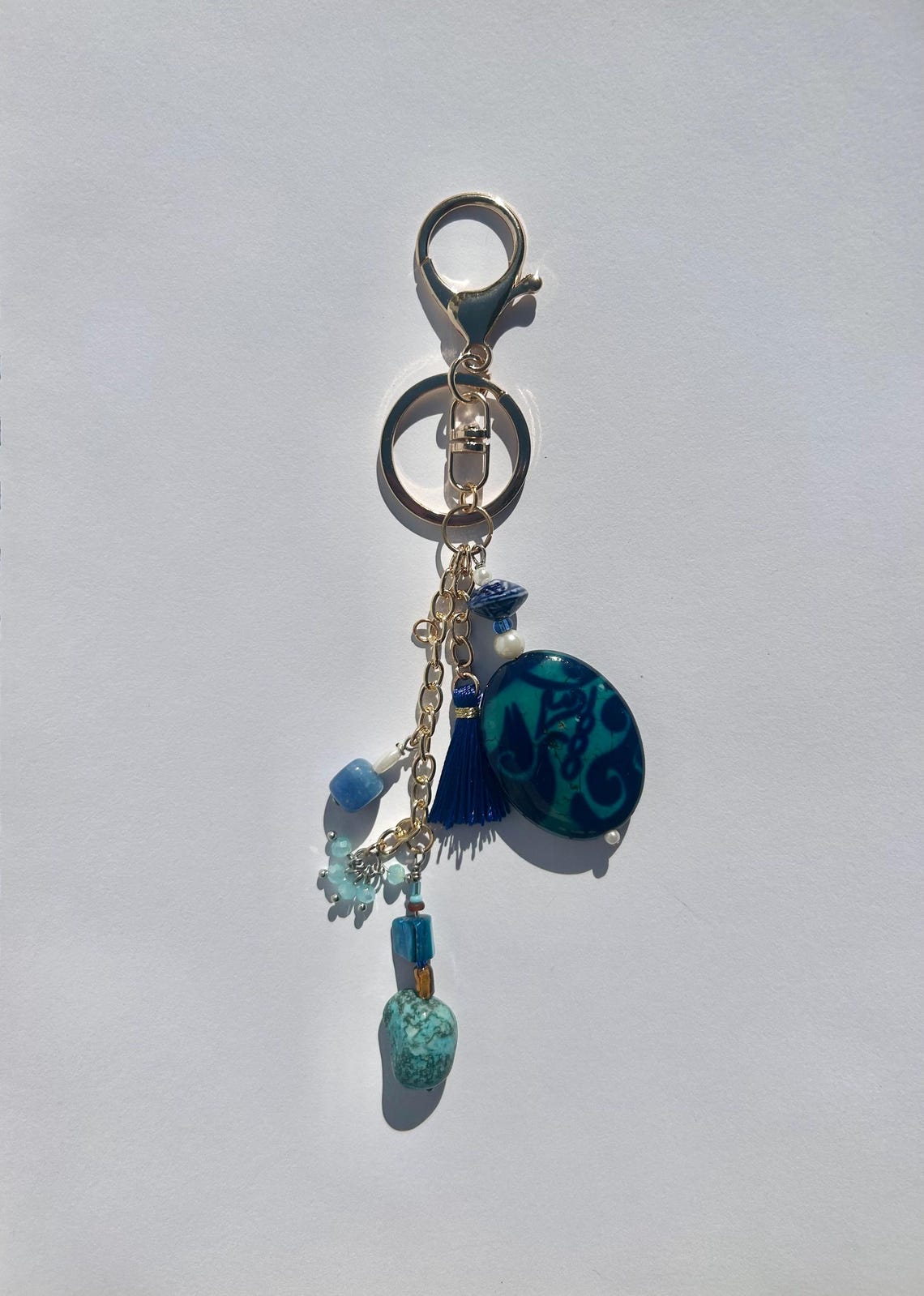 Beaded Bag Charm, Keychain |handmade Purse Accessory - Etsy