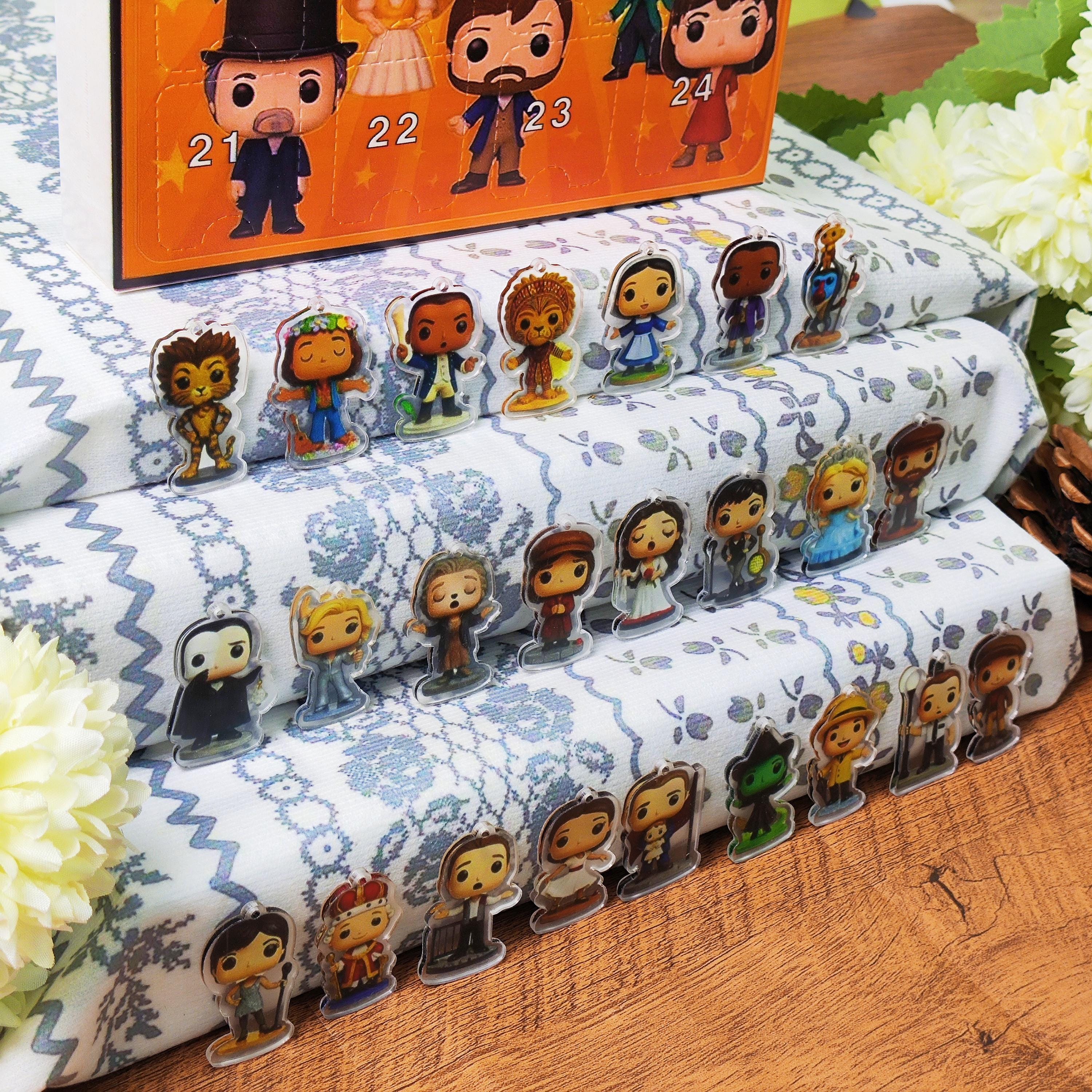 Broadway Musical Advent Calendar 2025: Acrylic Charms Theater Countdown ...