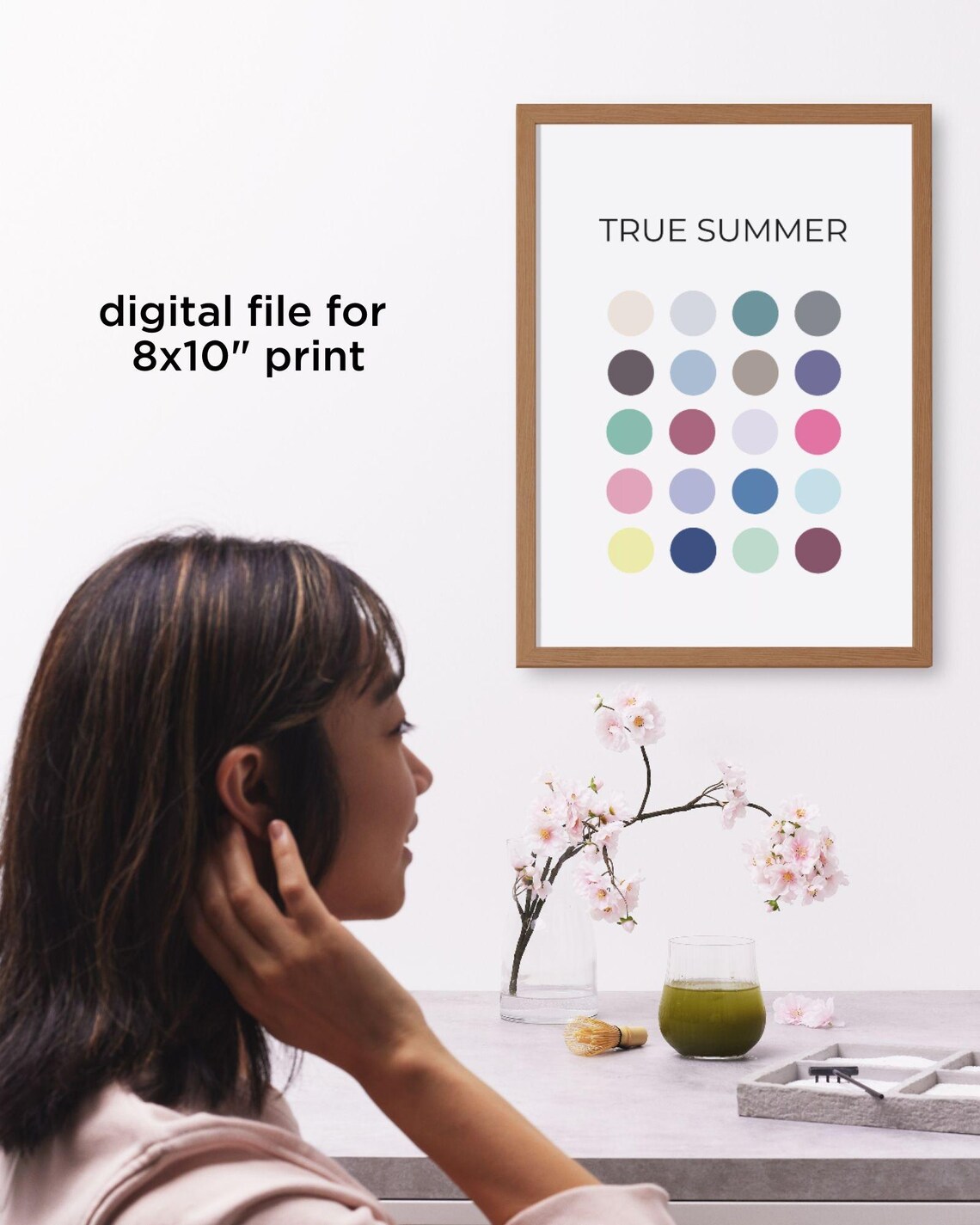 True Summer Color Palette – Printable 8×10 Digital Download – Seasonal ...