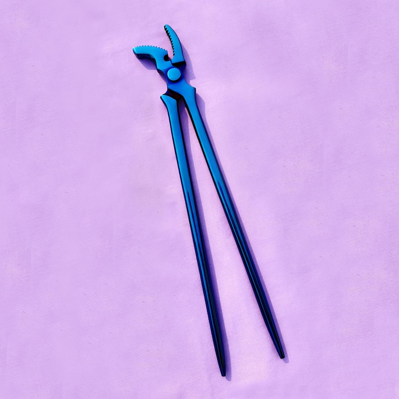 8 Pcs Blue Farrier Tool Kit | Nippers, Hammer, Clincher & Hoof and Loop ...