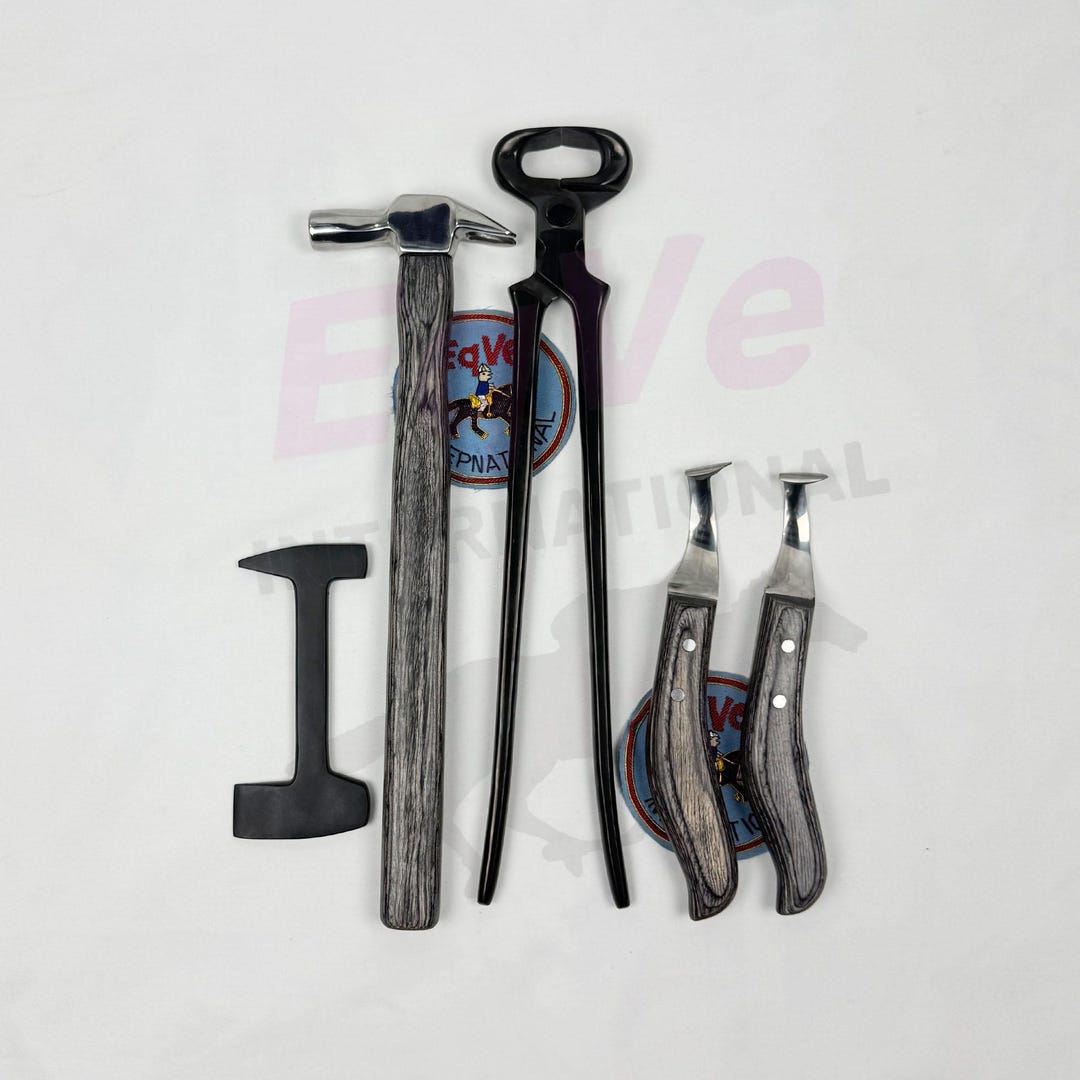 Farrier Tool Kit | 5 Pcs Hoof Care Set | Hoof Nipper, Hammer, Hoof ...