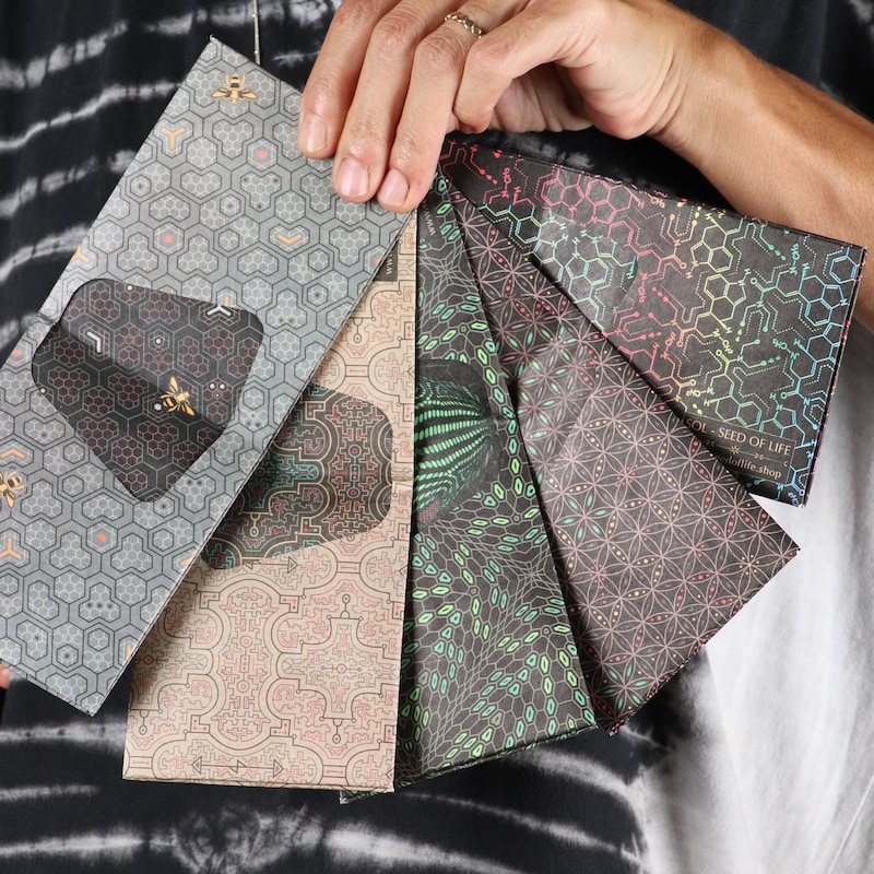 Slim Mini Paper Wallet - Etsy UK
