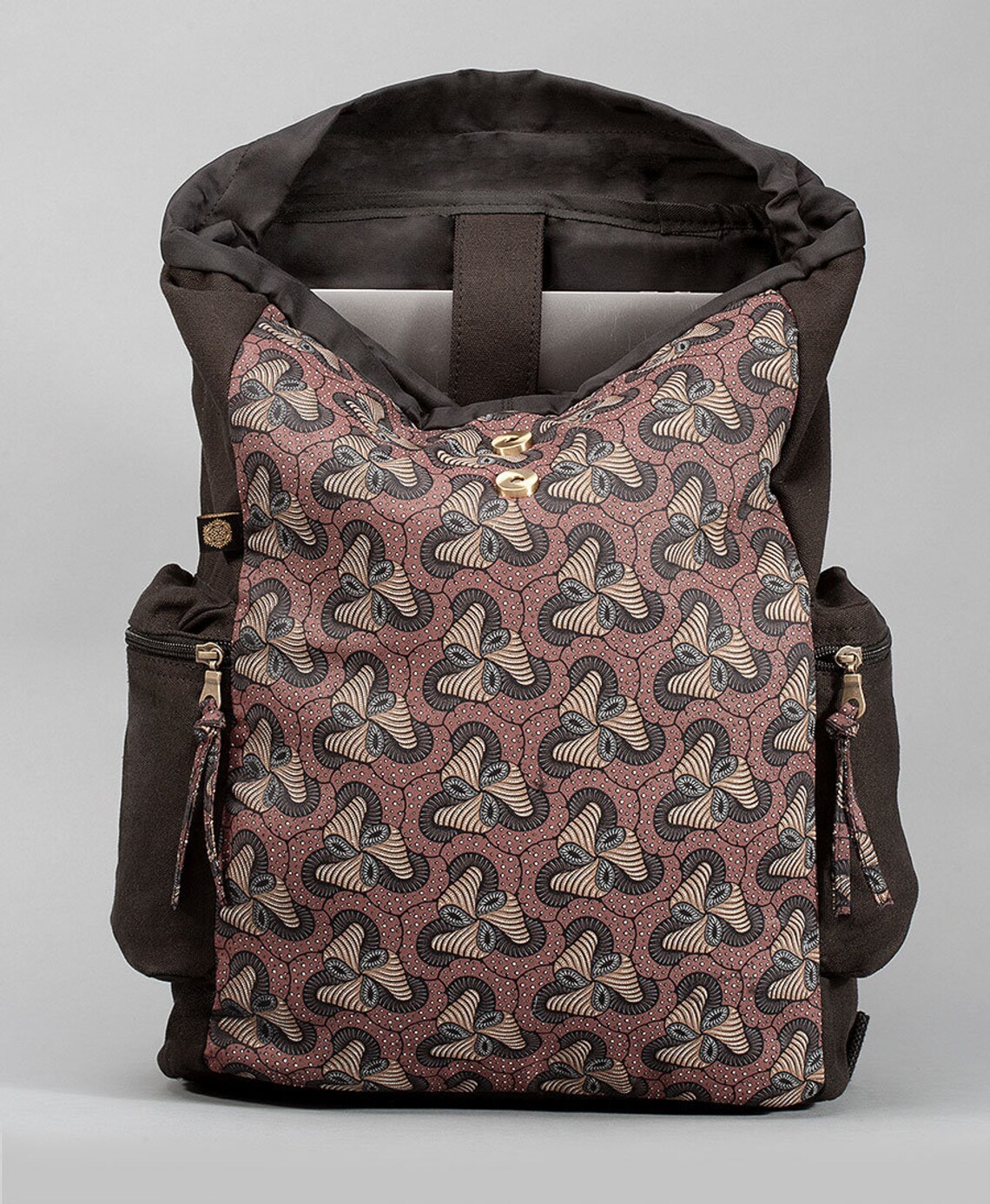 Trippy Backpack Laptop Backpack Screen Printed Magic - Etsy