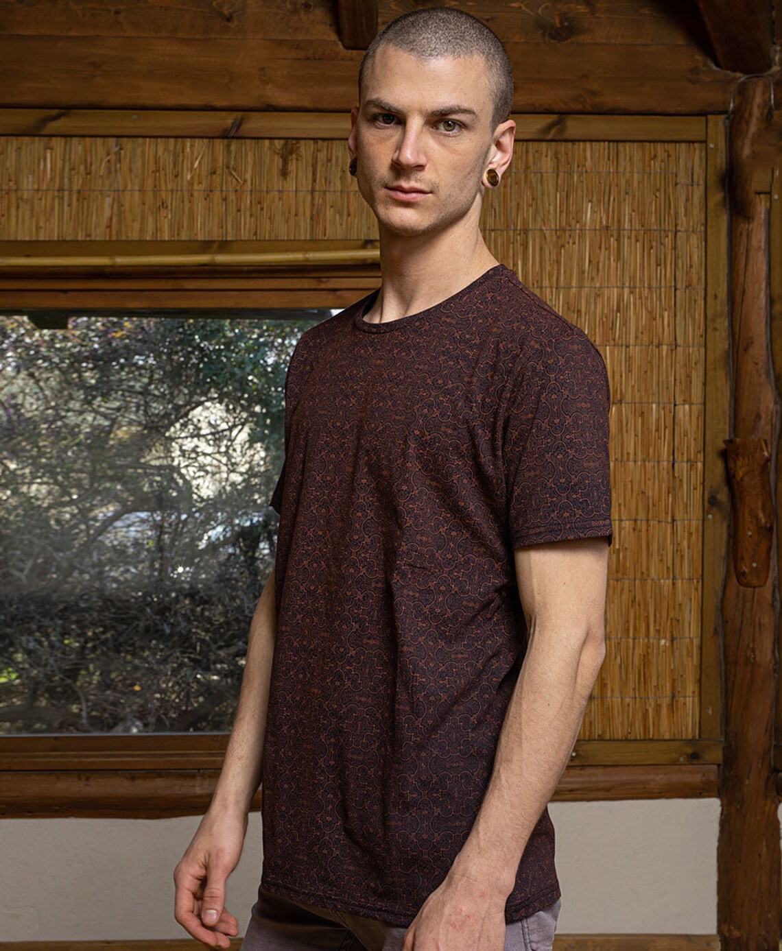 Psychedelic Shipibo Shirt for Men Ayahuasca Shamanic | Etsy