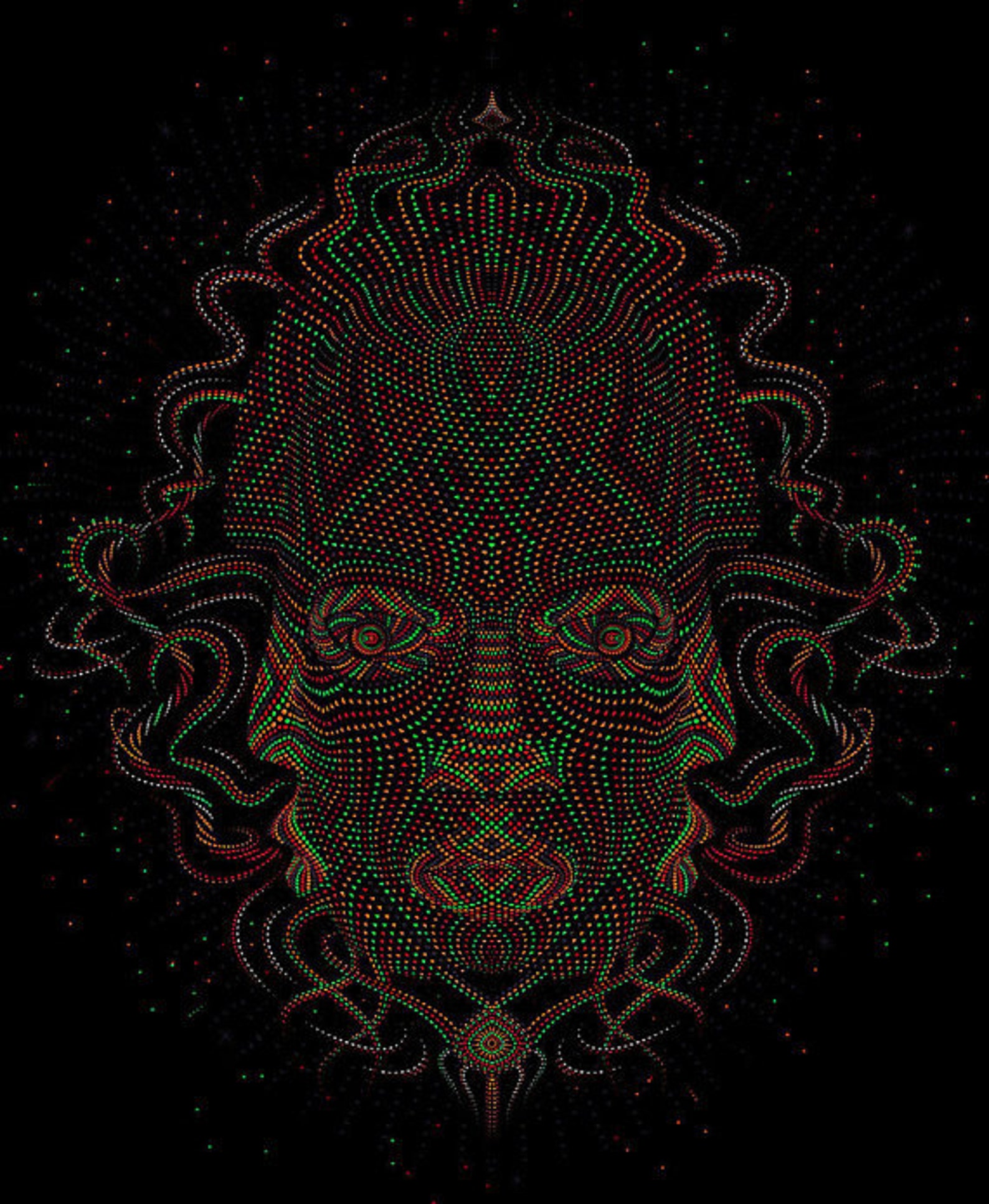 Psychedelic Tank Top Women Festival Top Trance Clothing | Etsy