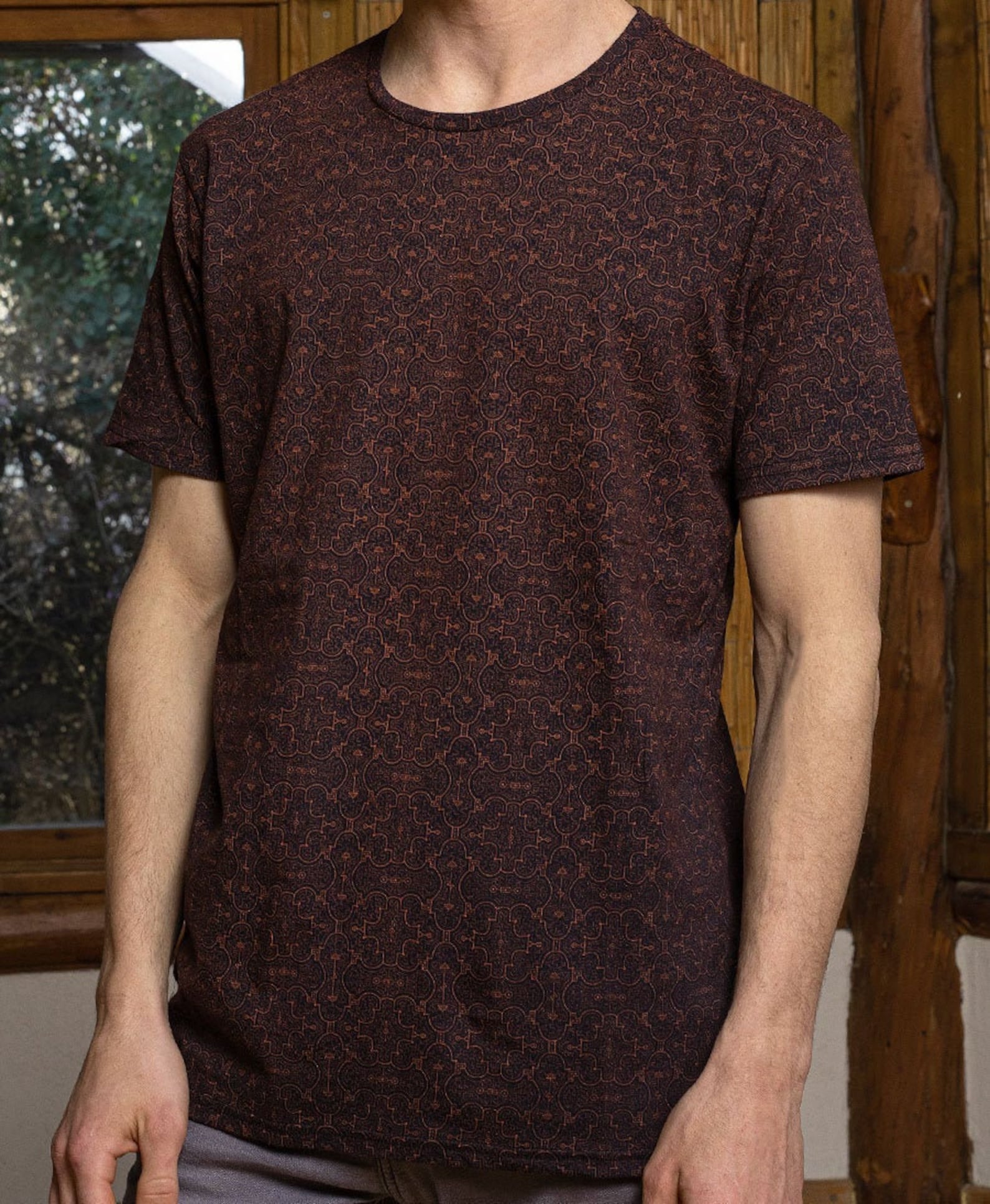 Psychedelic Shipibo Shirt for Men Ayahuasca Shamanic | Etsy