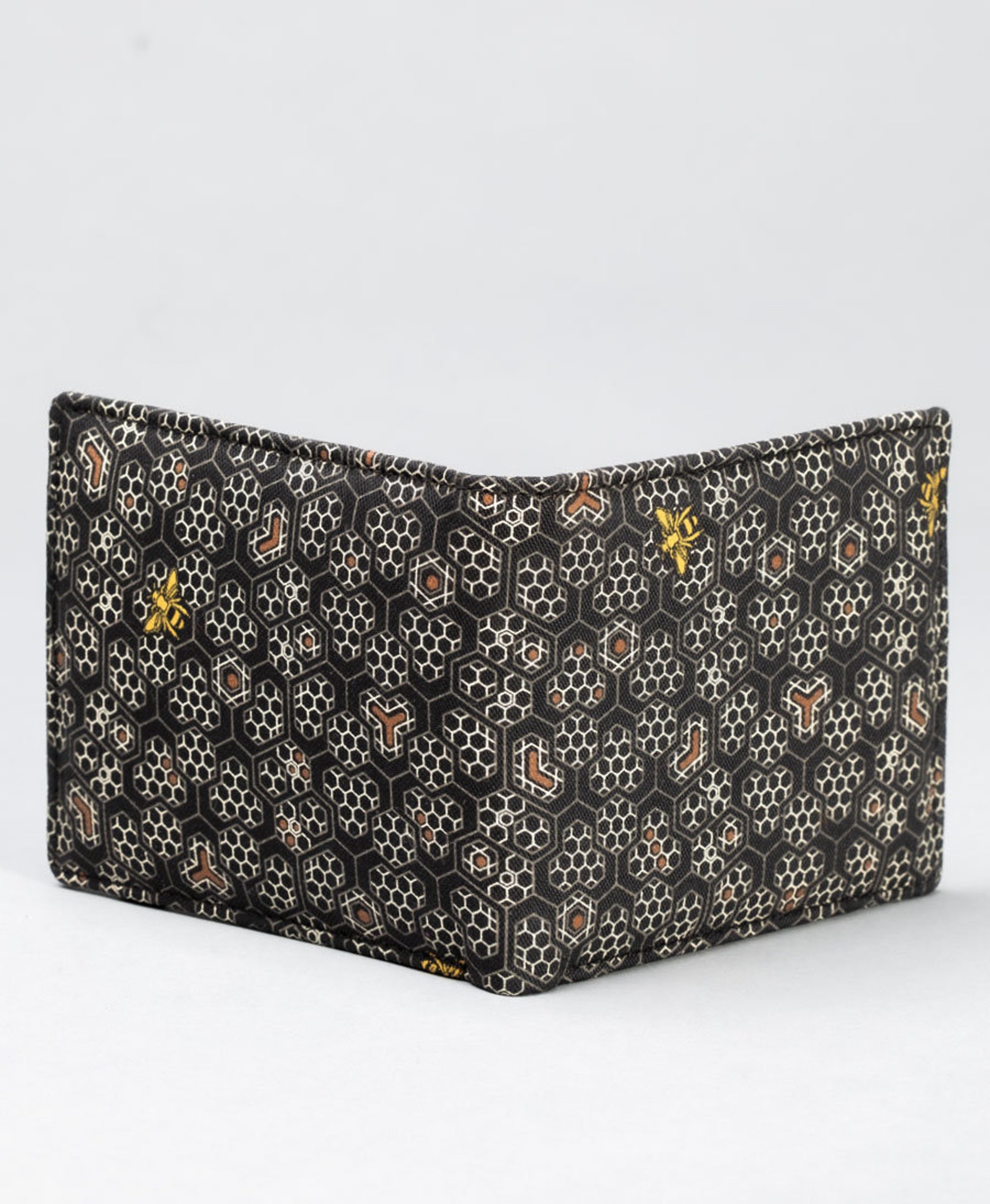 Bee Hive Wallet for Men Bifold Wallet Slim Wallet Mens - Etsy