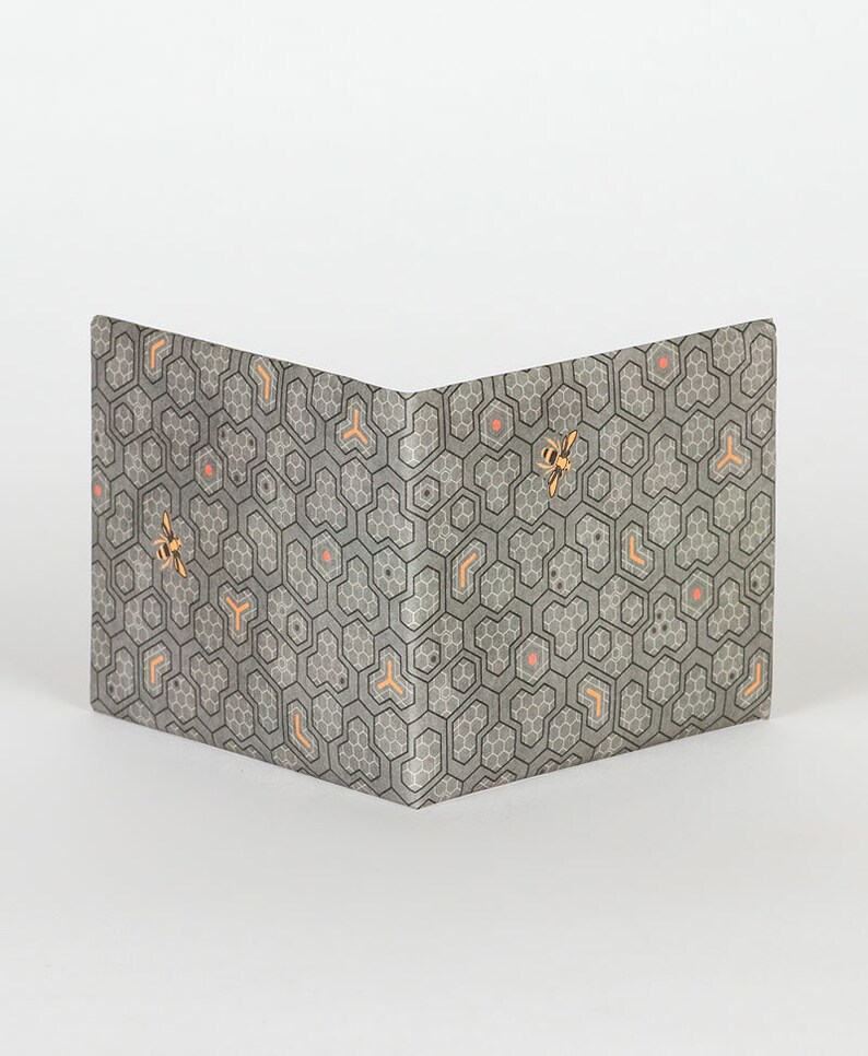 Bees Mens Wallet Tyvek Paper Wallet Slim Wallets for Men - Etsy