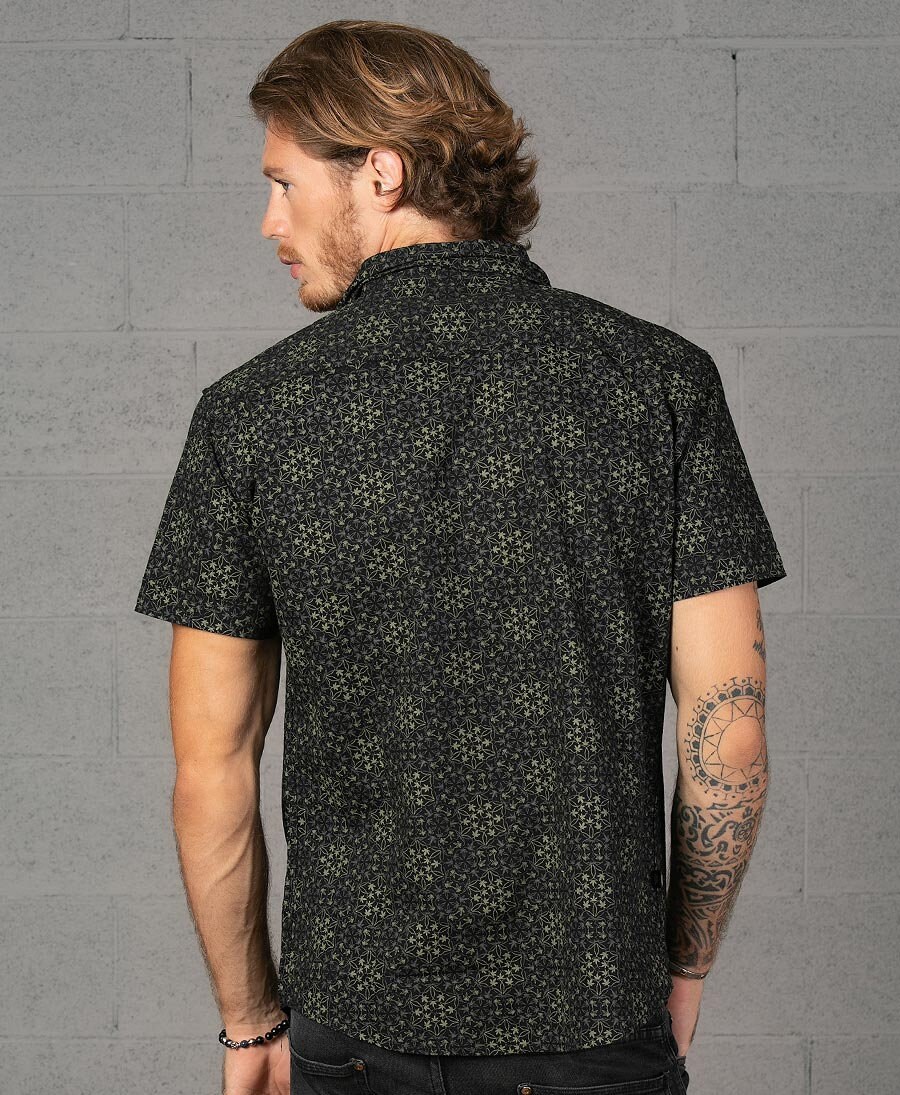 Unique Button up Shirt for Men, Button Down Shirt, Marijuana Leaf Print ...