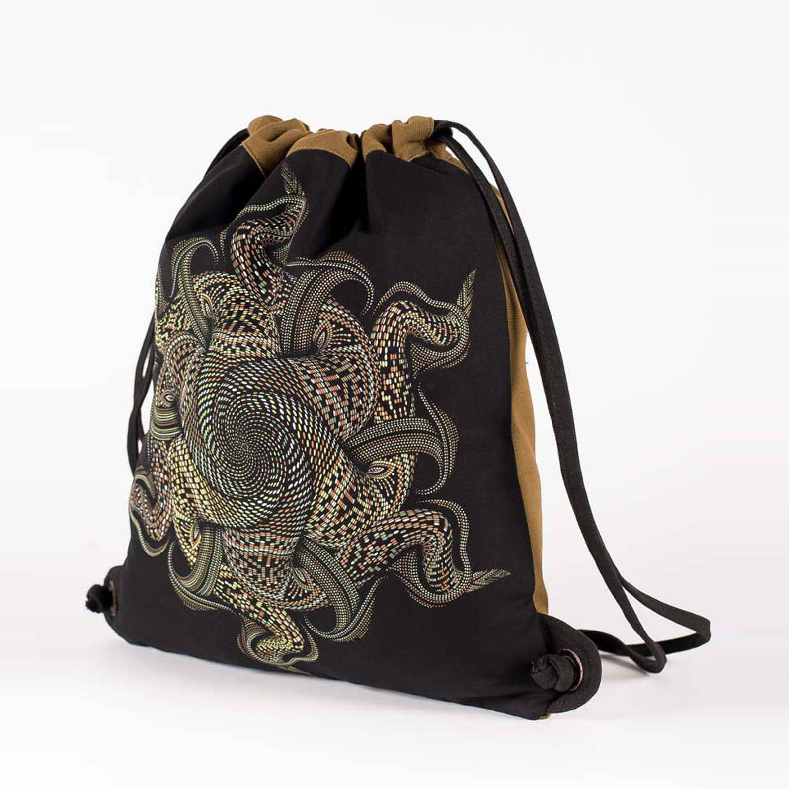 Tribal Bag Sack Bag Drawstring Backpack Festival Bag | Etsy