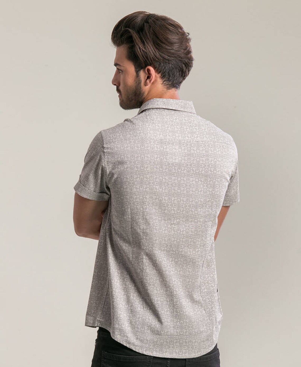 Unique Button Up Shirt For Men Button Down Shirt Arabesque | Etsy