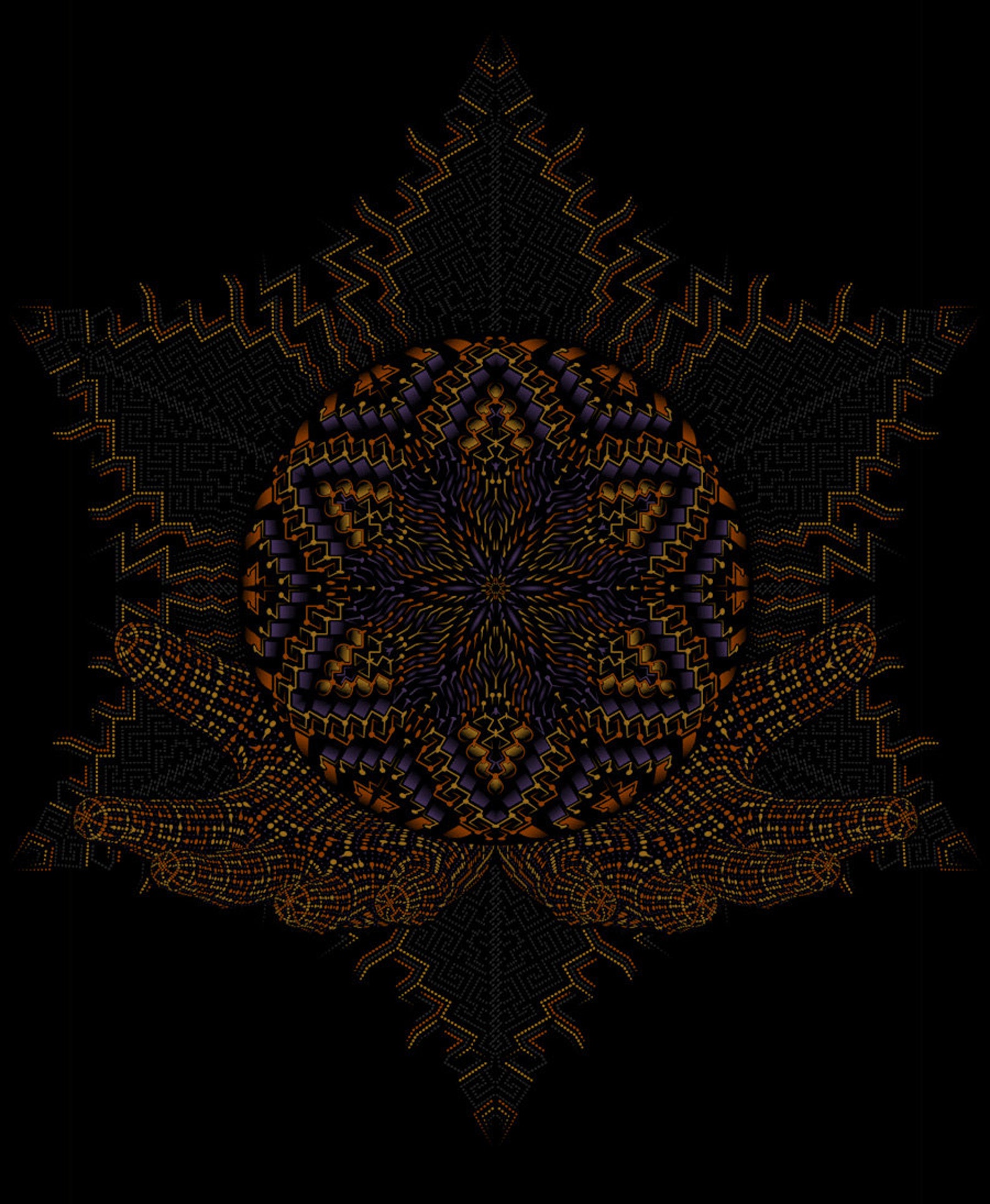 Sacred Geometry Men Tank in Olive Silk Screen Print - Etsy