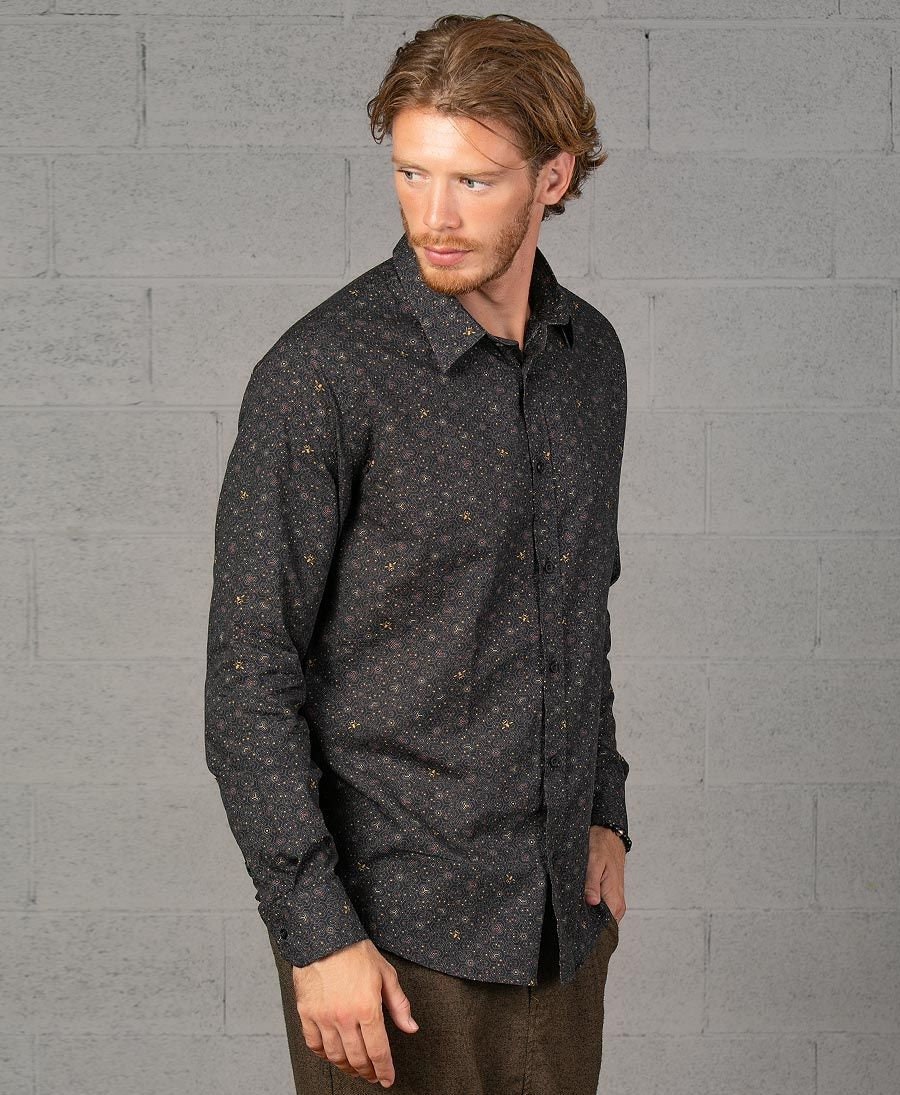 Black Long Sleeve Button up Shirt Aesthetic Clothing Bee - Etsy Canada