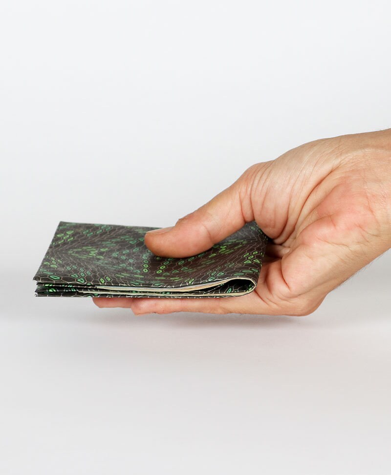 Tyvek Paper Wallet, Psychedelic Mens Wallet, Slim Wallets for Men, Gift ...