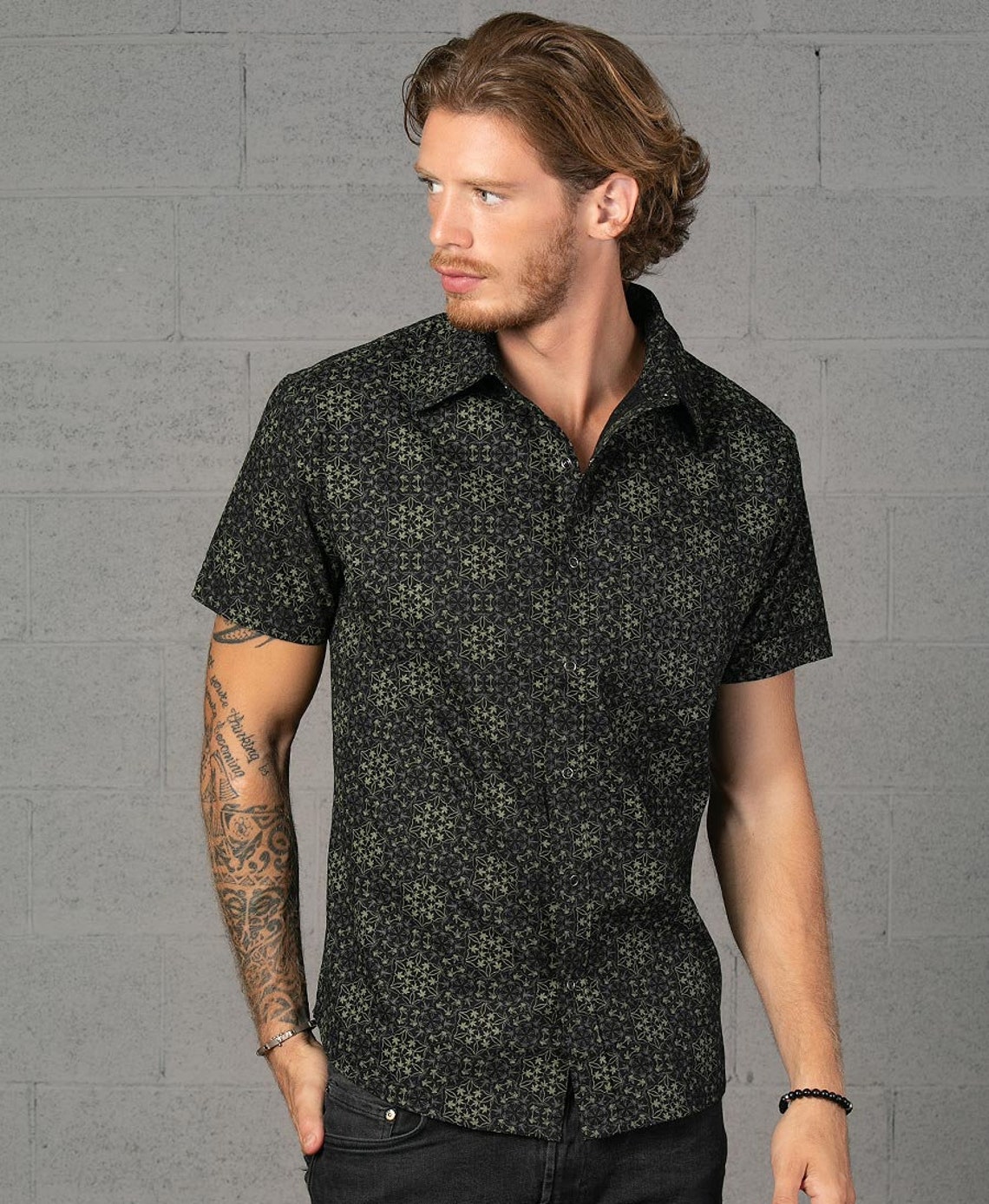 Unique Button Up Shirt For Men Button Down Shirt Marijuana | Etsy