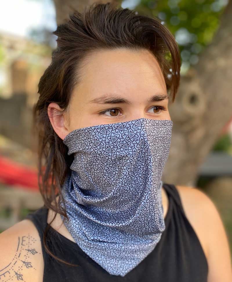 Reusable Face Mask Washable Neck Gaiter Rave Dust Mask | Etsy