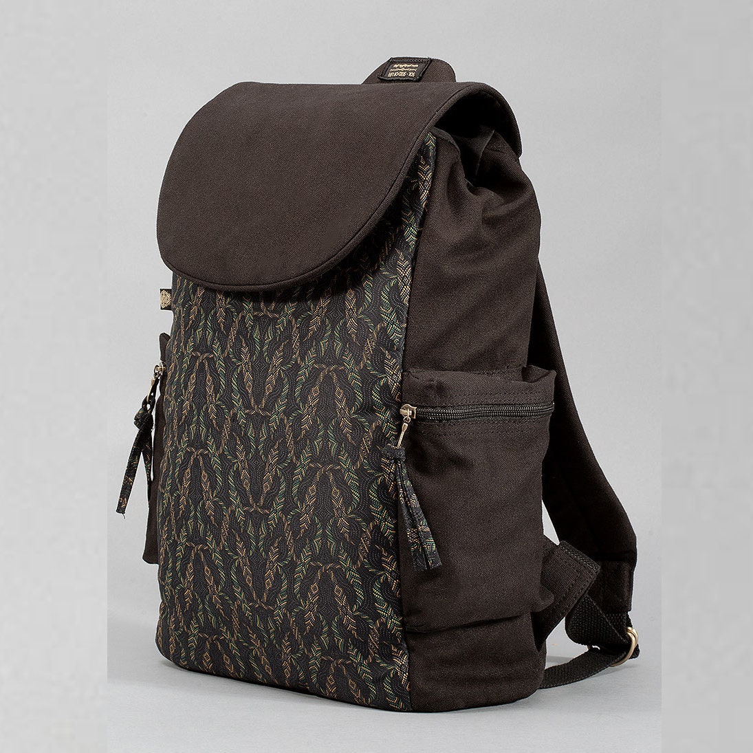 Tribal Backpack Laptop Backpack Canvas Backpack Vegan Back | Etsy