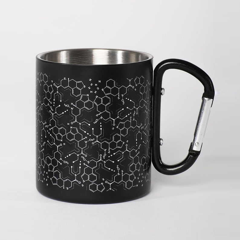 Unique Travel Mugs- Stainless Steel Mug- Carabiner Mug- Gift for ...