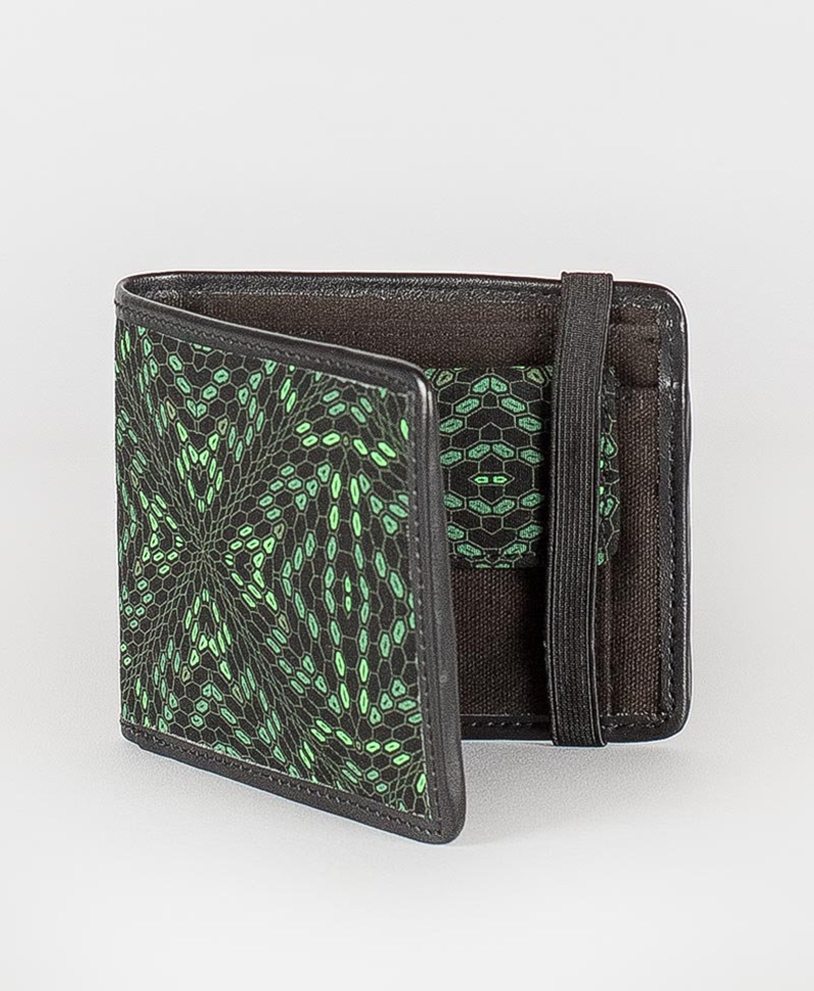 Psychedelic Men Wallet Slim Canvas Wallet Mens Wallet Bifold | Etsy