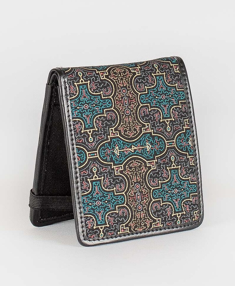 SHIPIBO Wallet For Men Canvas Wallet With Coin Pocket Tribal | Etsy