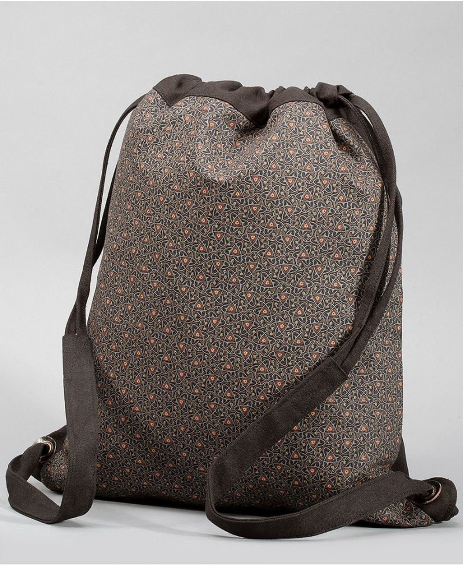 Atom Molecule Bag, Sacred Geometry, Drawstring Backpack, Sack Bag, Silk ...