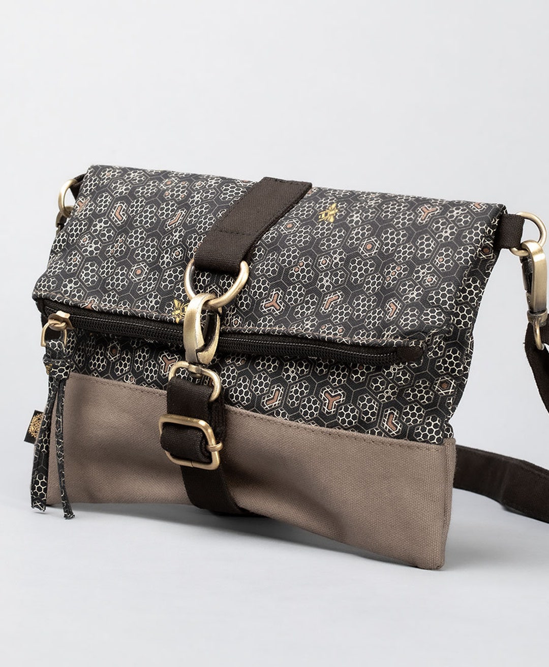 BEEHIVE Pouch Wallet Festival Pouch Canvas Wallet Fold Over Clutch Gift ...