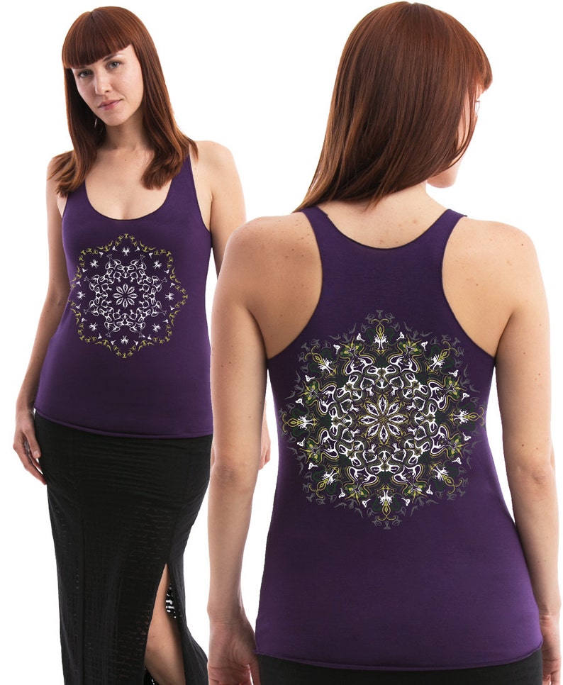 Women Tank Top Yoga Tank Top Mandala Top Festival Tank Top - Etsy