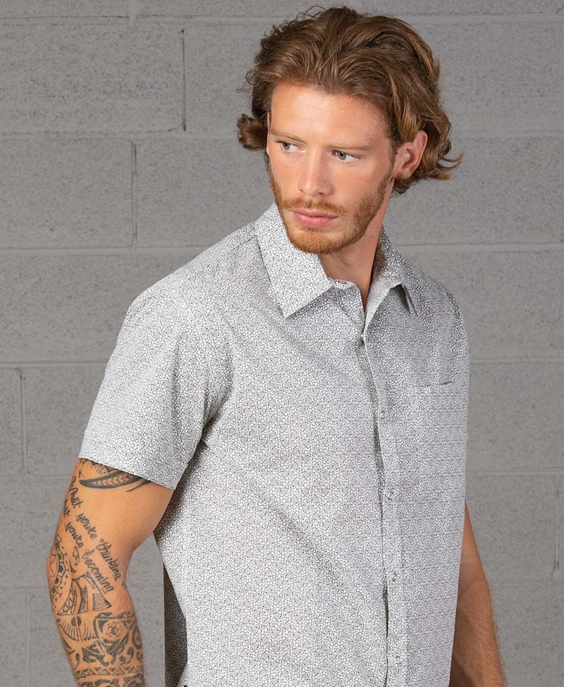 Atom Molecule Mens Button up Shirt Psychedelic All Over Print | Etsy