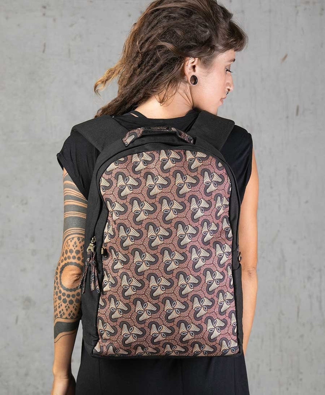 Psychedelic Backpack, Laptop Backpack 13-15-17 Inch, Canvas Backpack ...