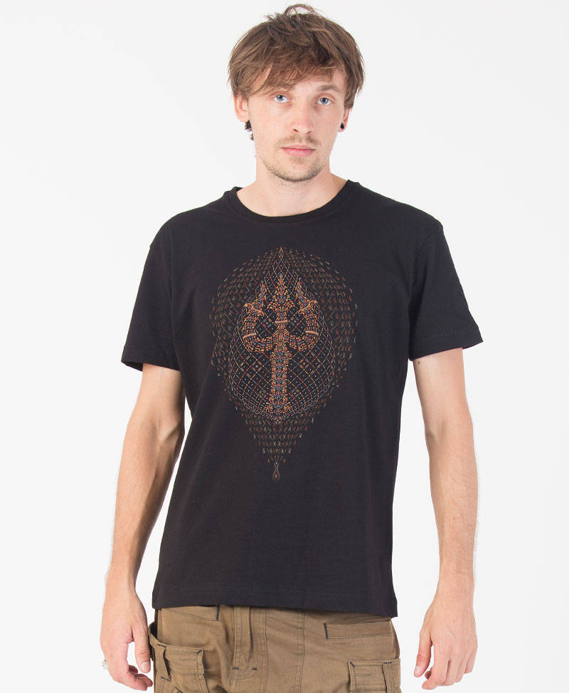 Mens T Shirt Screenprint Tshirt Psychedelic Clothing Graphic | Etsy