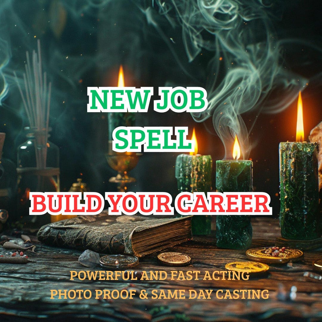 New Job Spell: Personalized Career Ritual (digital Certificate & Photo ...