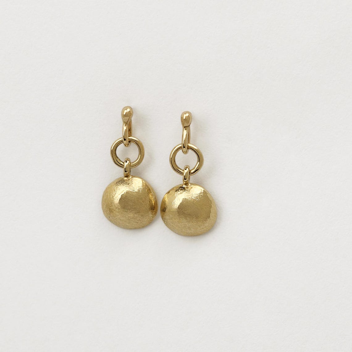 Small Gold Earrings, 14k Gold Dangle Earrings, Unique Gifts for Her ...