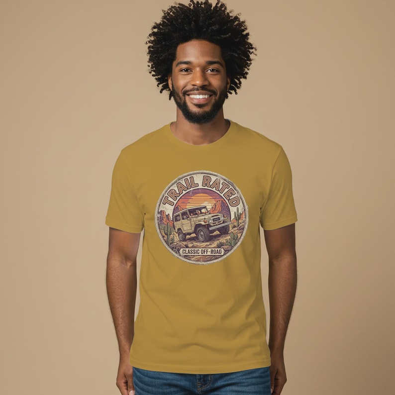Vintage Trail Rated 4x4 Desert Adventure T-shirt, Comfort Colors ...