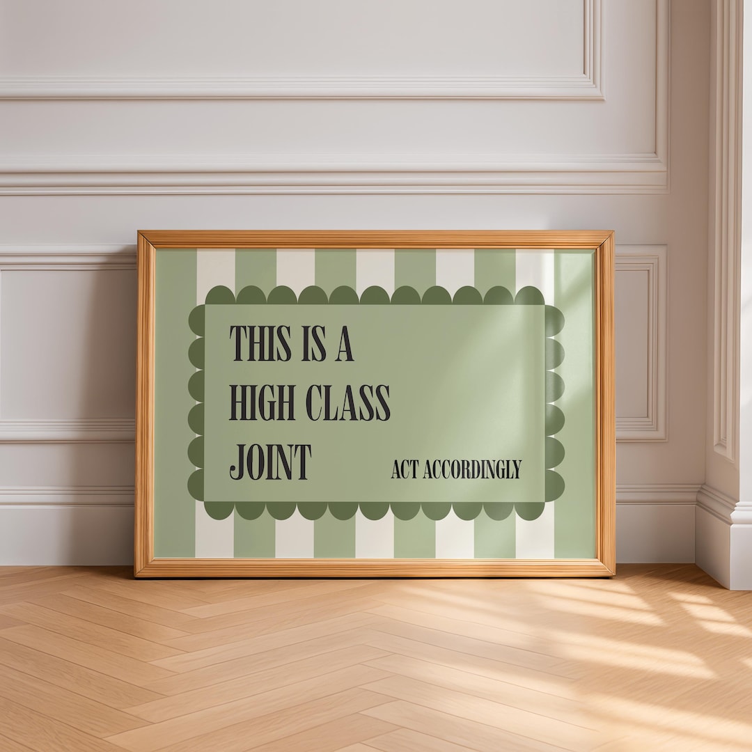 Esta é uma arte de parede retrô de alta classe em verde sálvia para ...