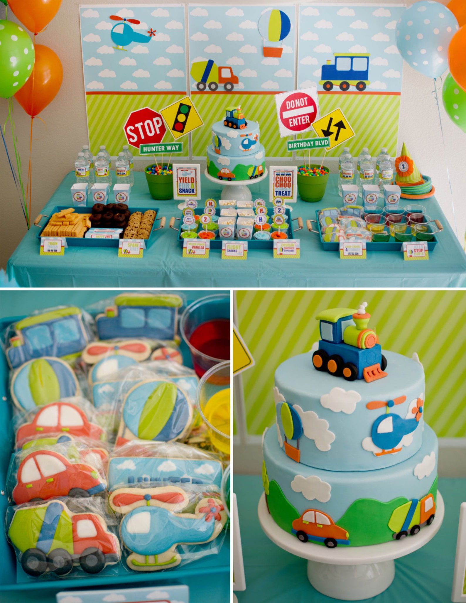 Digital Transportation Party Bundle Truck Party Car Party - Etsy