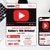 Editable Youtube Invitation, Social Media Party, Youtube Birthday Party ...