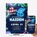 Editable Video Game Party Invitation Printable VR Birthday - Etsy