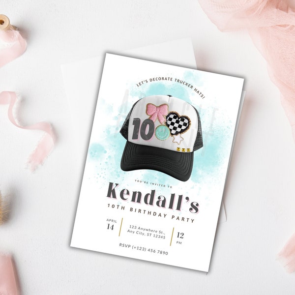 Hat Bar Party Invitation - Etsy