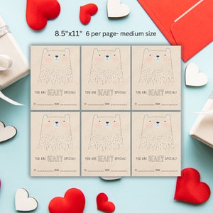 Valentine Printable beary Special Teddy Bear Outdoor Adventure ...