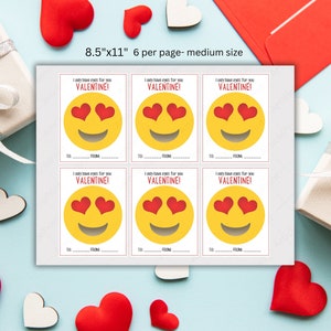 Valentine Printable emoji HEART Eyes Emoji Heart Eyes Kissy Face ...