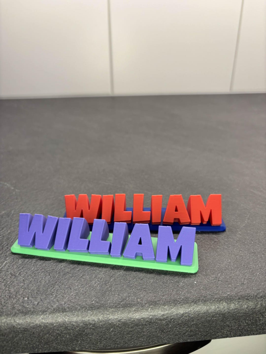 Custom 3D Printed Name Plate – Personalized Desk Name Sign - Etsy