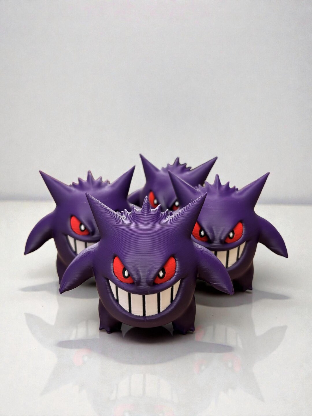 3D Printed Gengar Figure | Pokémon Desk Toy | Cute Chibi Gengar ...