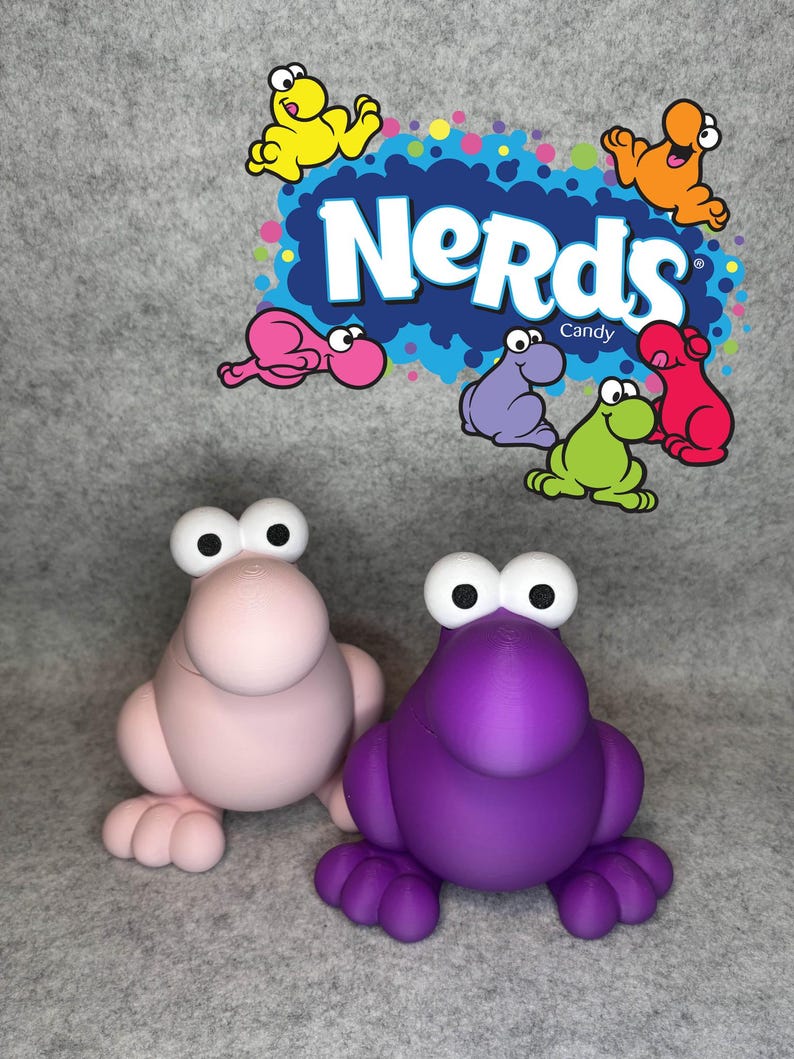 3D Printed Frog Candy Holder | Unique Nerd Candy Dish, Gift for Gamers ...