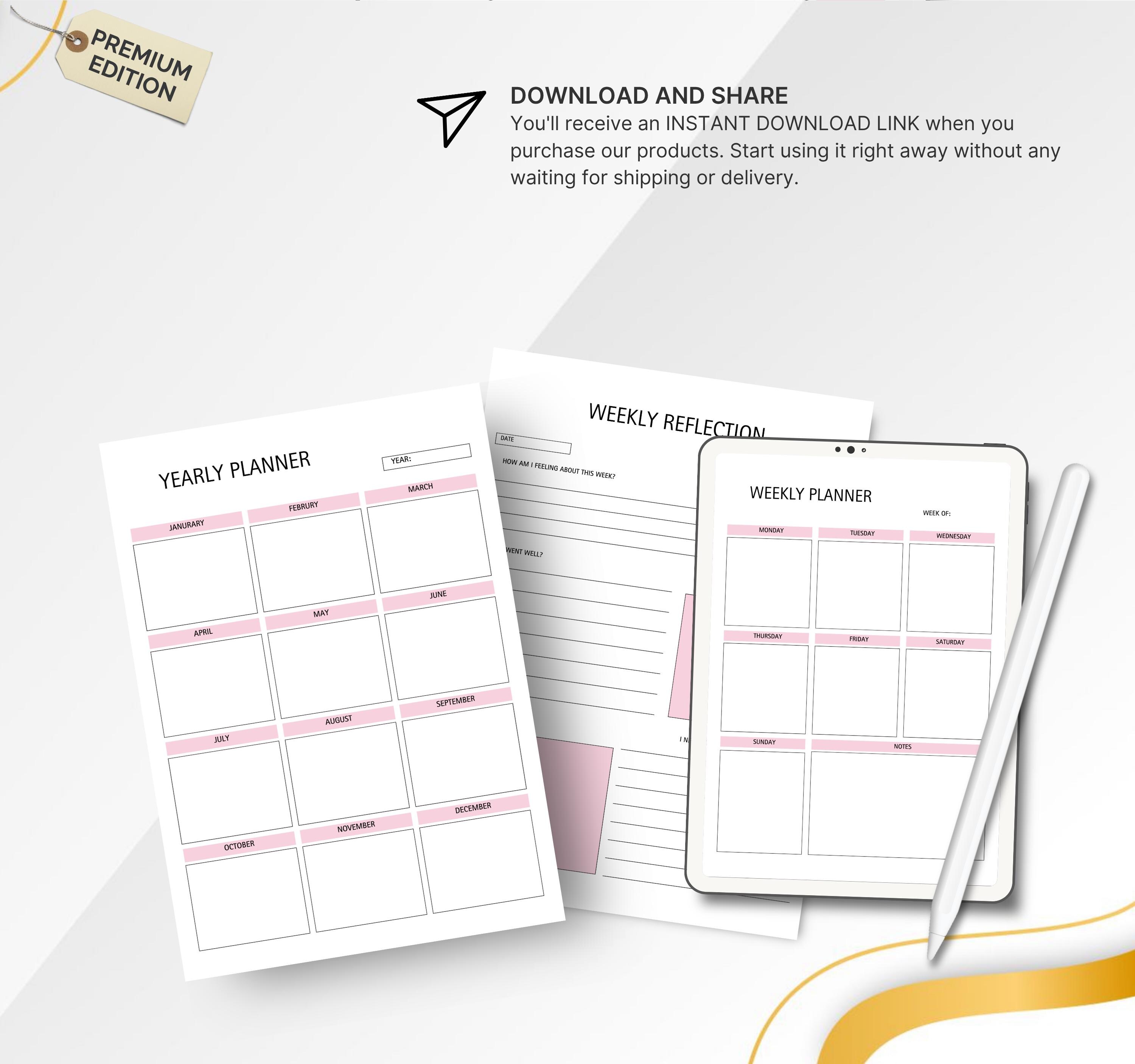 Vision Board Planner – Goal Setting & Manifestation Journal | Dream ...