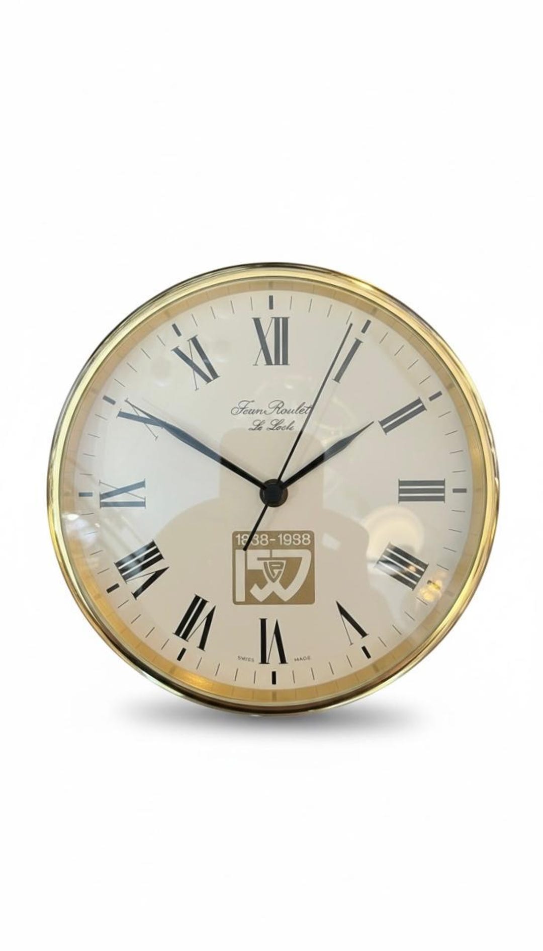 Swiss Desk Clock by Jean Roulet 150 Anniversary - Etsy