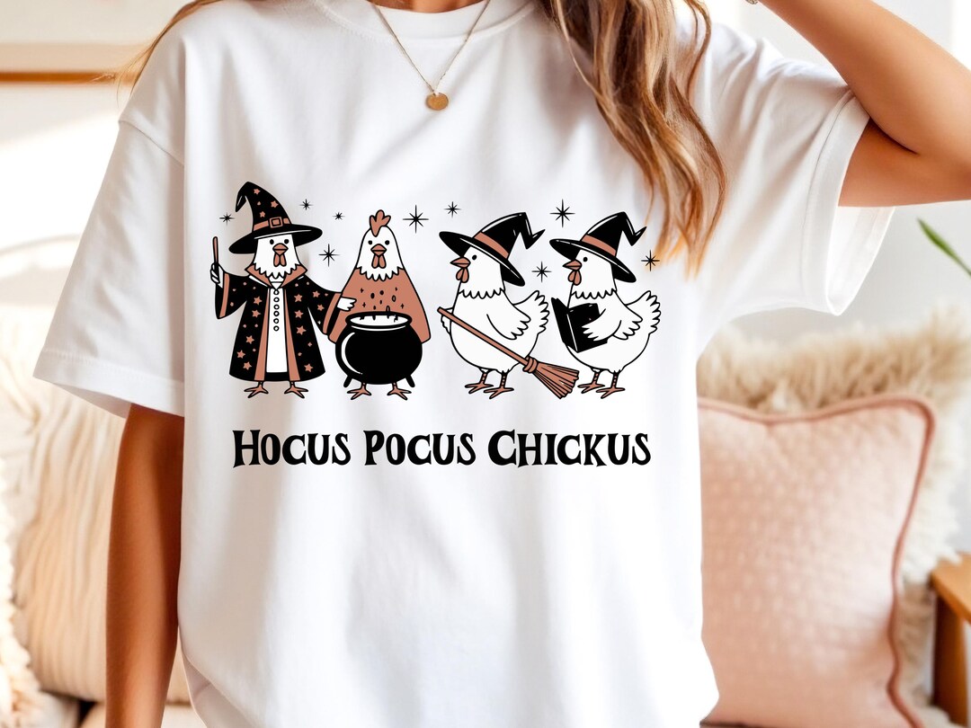 Hocus Pocus PNG, Funny Halloween Chicken Clipart, Spooky Season Witch ...