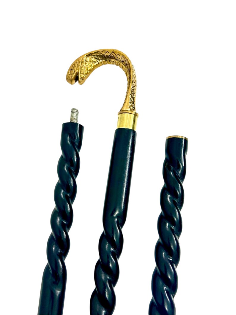 Handmade Brass Cobra Head Walking Cane: Vintage Style Wooden Stick - Etsy