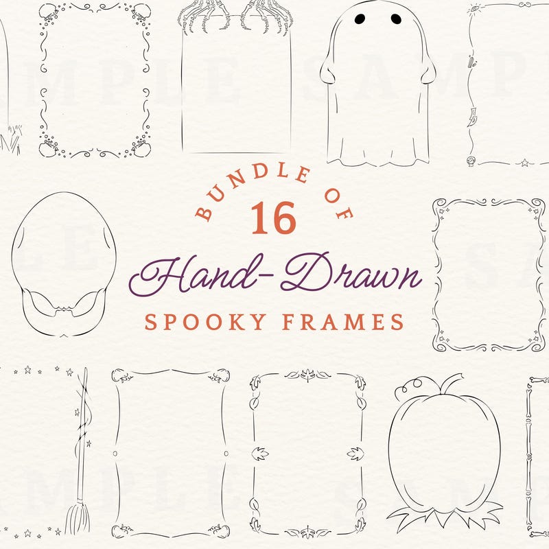 Halloween Frames - Etsy